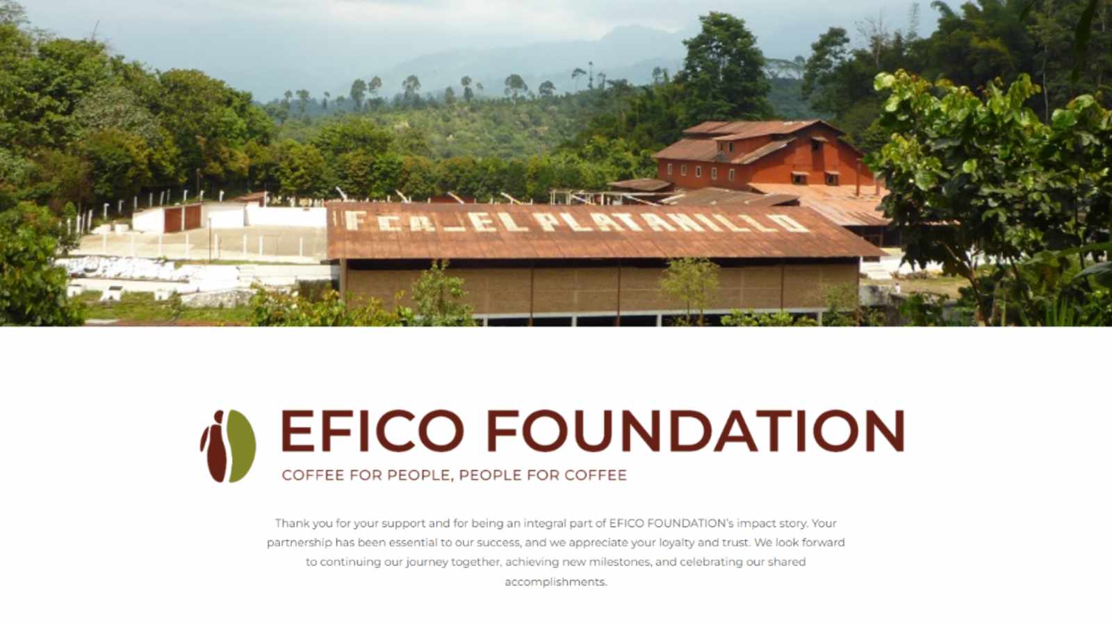 EFICO FOUNDATION | Coffee